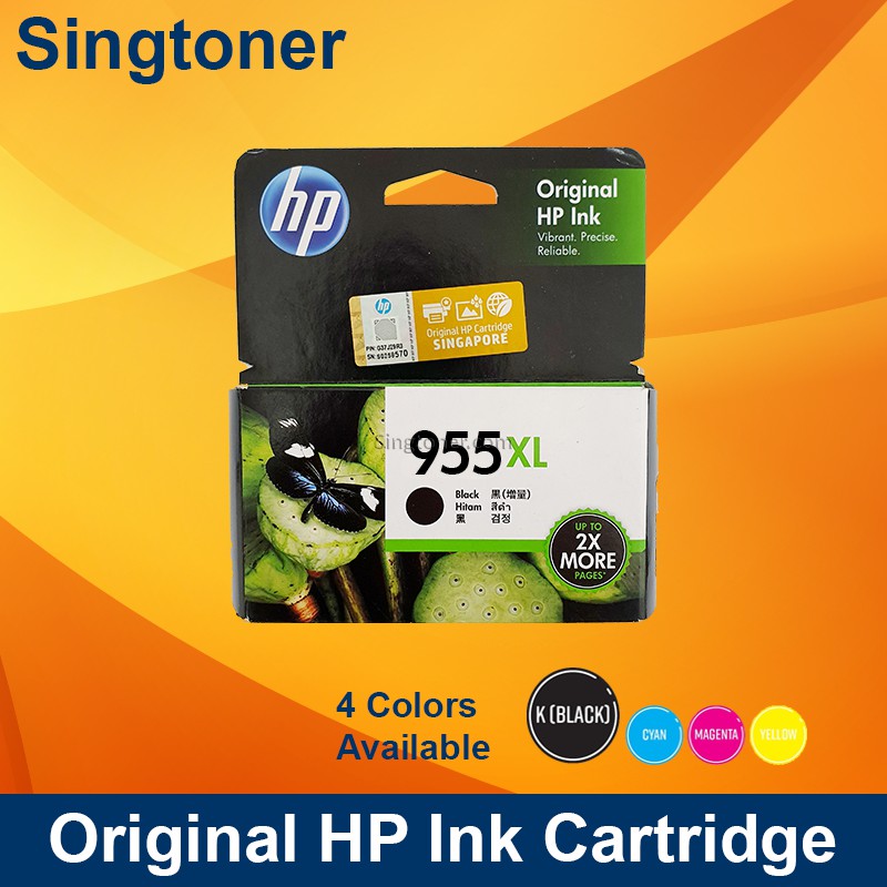 HP 955XL Color Ink Cartridge for Printer OfficeJet Pro 7720 / 7730 ...