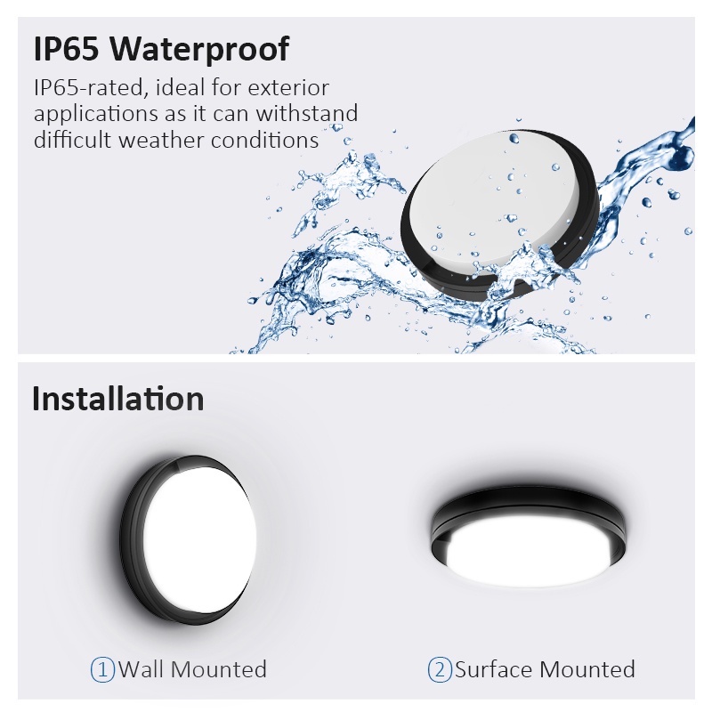 [Outdoor] Megaman Bulkhead LED Light for Ceiling/ Wall Light & Indoor ...