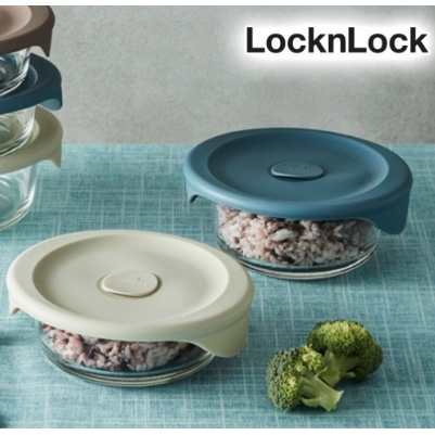 Lock&Lock Rice Meal Glass Storage Container 355ml*3 | Shopee Singapore