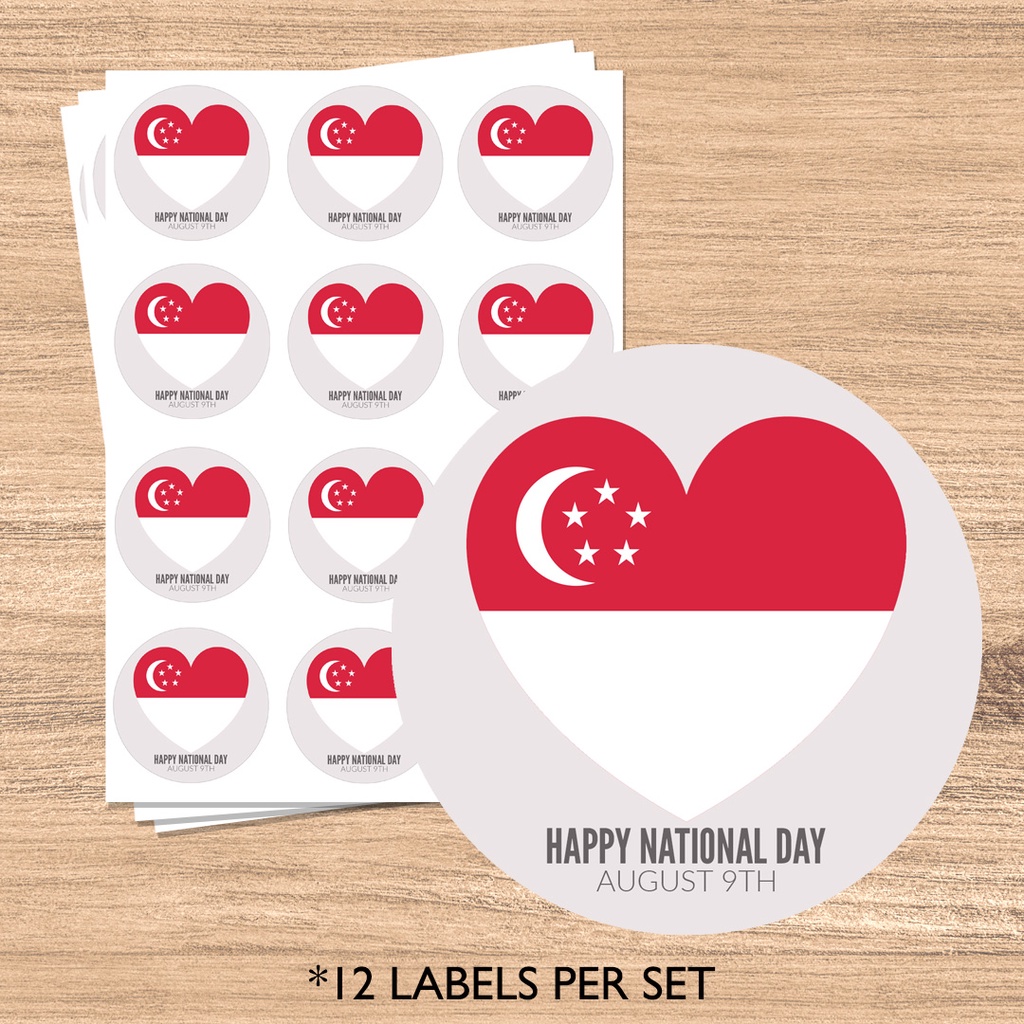 National Day Sticker | Shopee Singapore