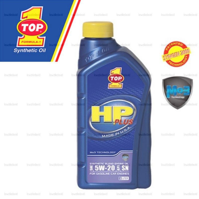 17151 Top 1 HP Plus 5W-20 Semi Synthetic Engine Oil (1 liter) | Shopee ...