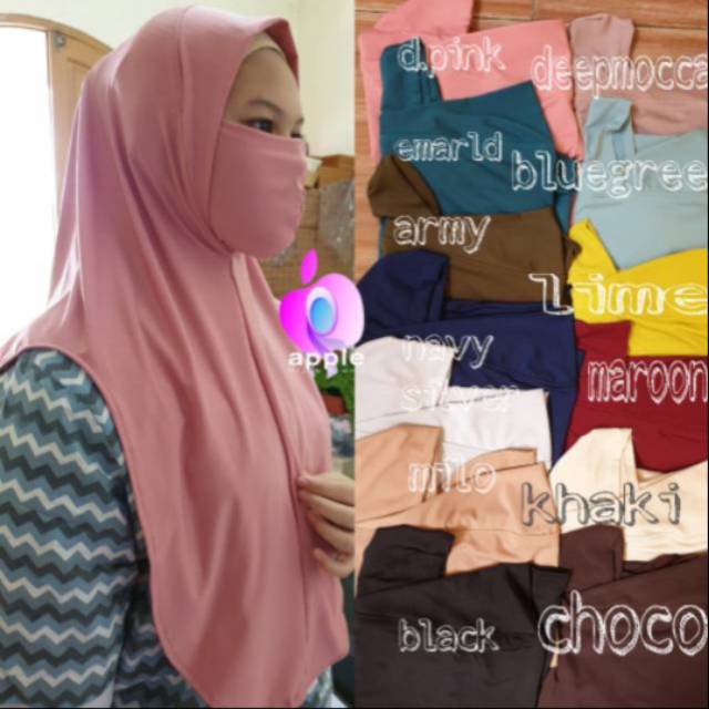 !! Hijab Niqab By Apple Hijab Original | Shopee Singapore