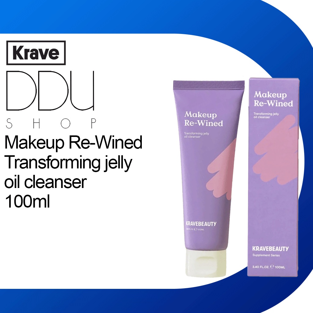 krave / Makeup Re-Wined Transforming jelly oil cleanser 100ml | Shopee ...