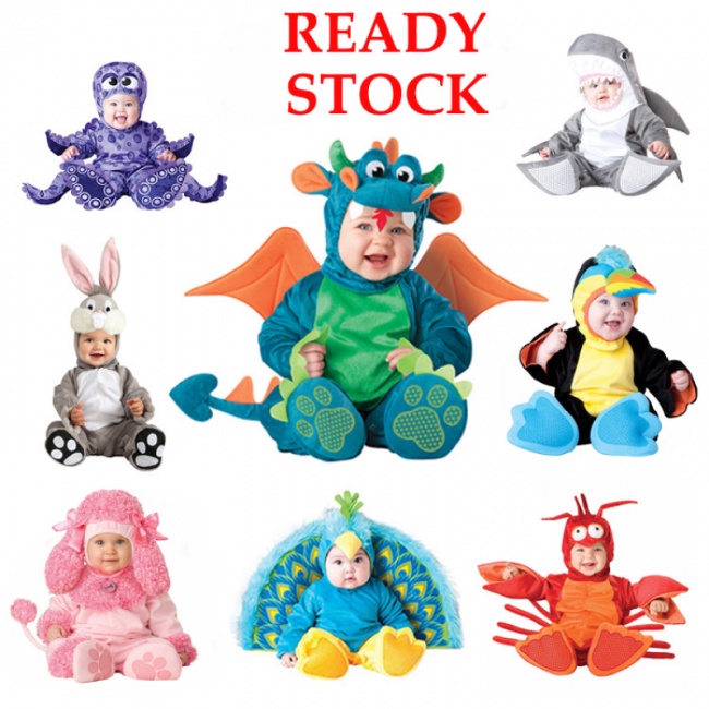 Baby Boy Girl Animal Flower Cosplay Costume Cartoon Rabbit Dinosaur ...
