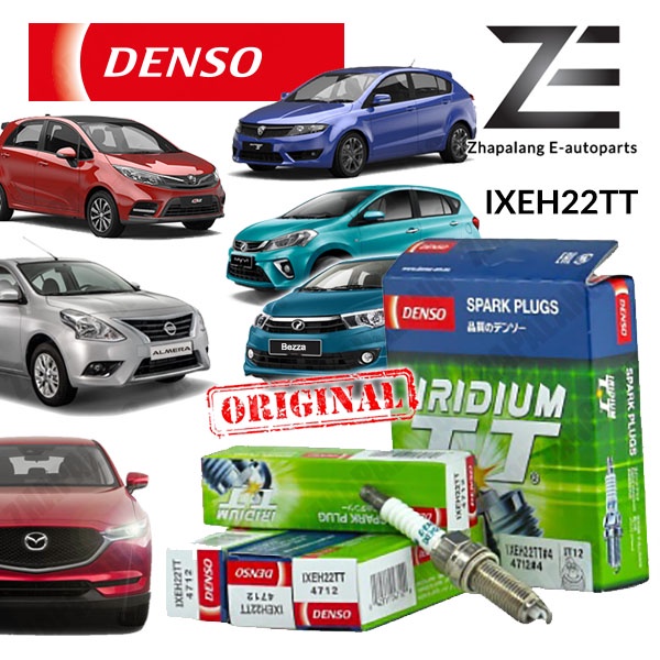 Denso Iridium TT IXEH22TT Perodua New Myvi, Bezza, Axia, Proton Iriz ...