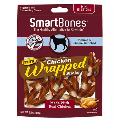 SmartBones Chicken Wrapped Sticks - Mini (15 sticks) | Shopee Singapore