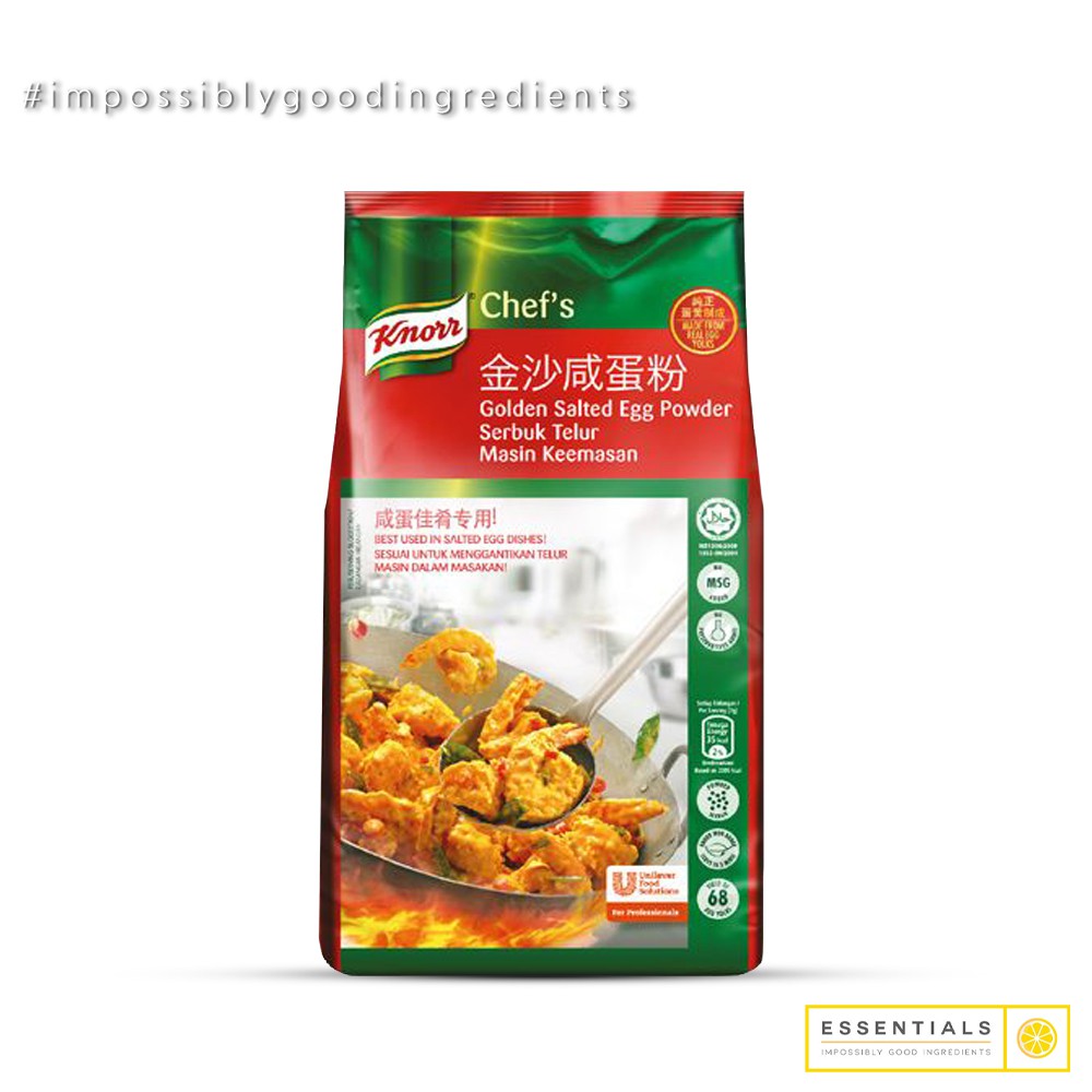 Knorr Golden Salted Egg Powder (800g) [HALAL CERTIFIED] | Shopee Singapore