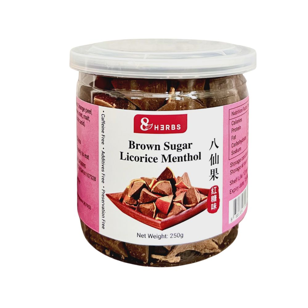 [SG Ready Stock] Brown Sugar flavor Licorice Menthol 250g 红糖味八仙果 ...