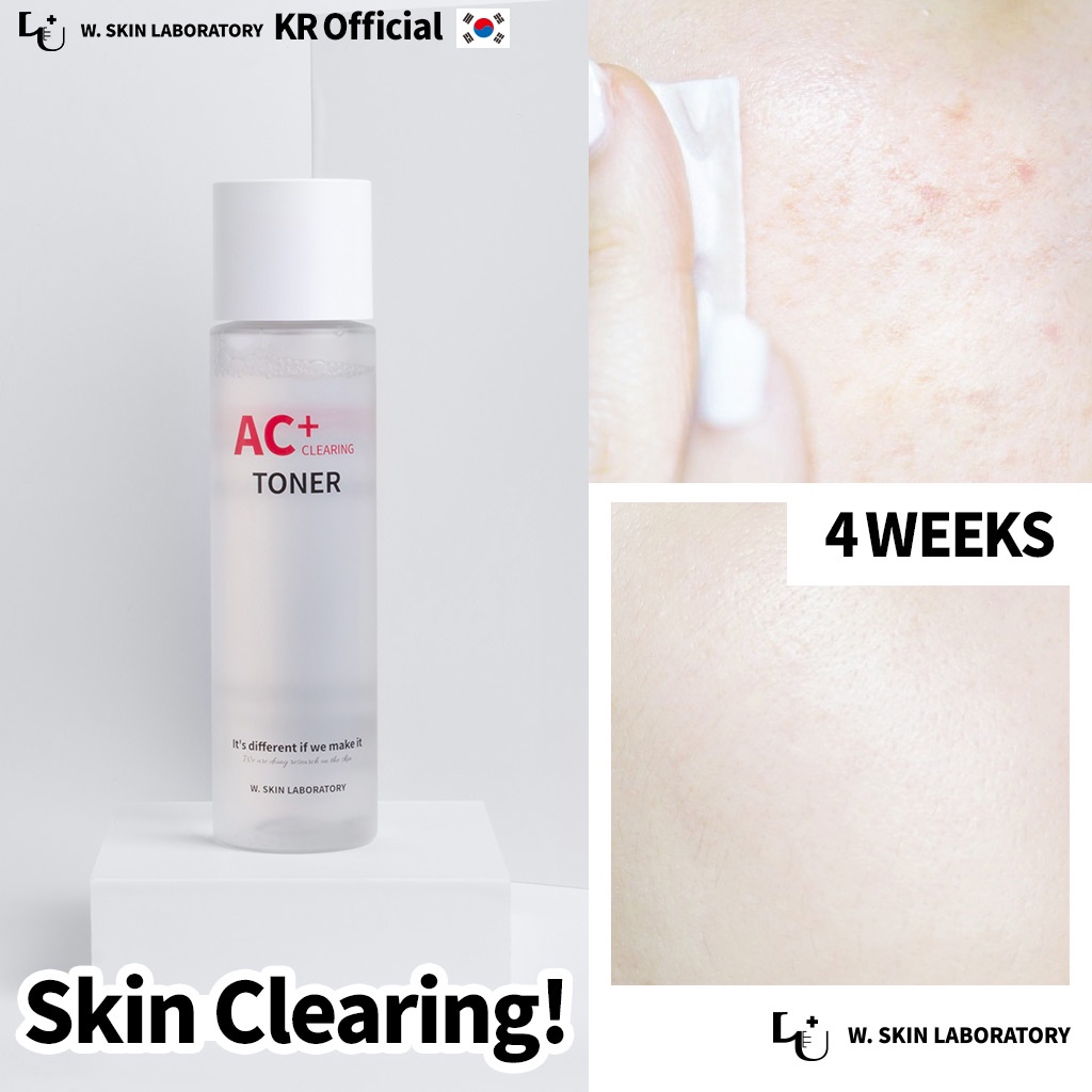 [W SKIN LABORATORY] AC+(Acne Care) Clearing Toner 150ml | Shopee Singapore