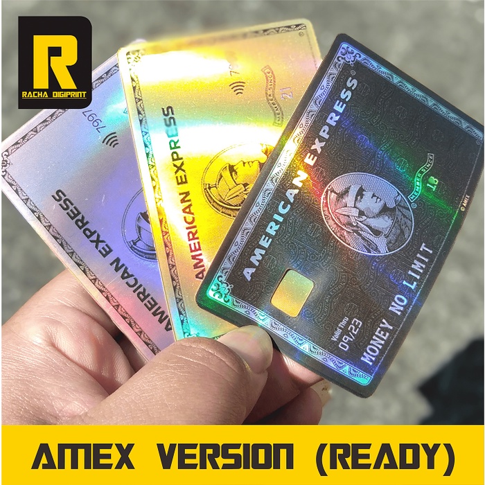 [READY] Hologram ATM Sticker Amex Version | Shopee Singapore