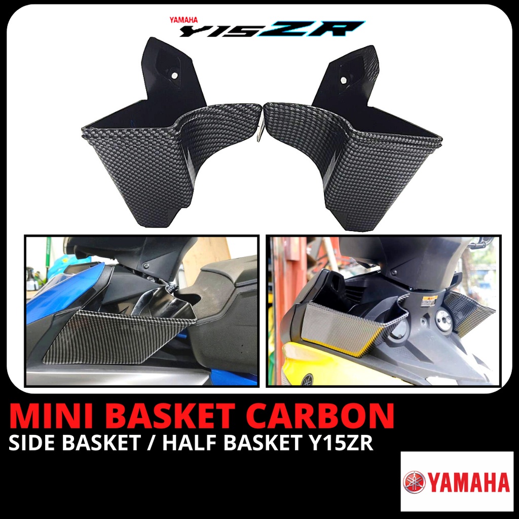 YAMAHA Y15 / Y15ZR CARBON POCKET (2pcs) / YSUKU v1 v2 BAKUL SISI TEPI ...