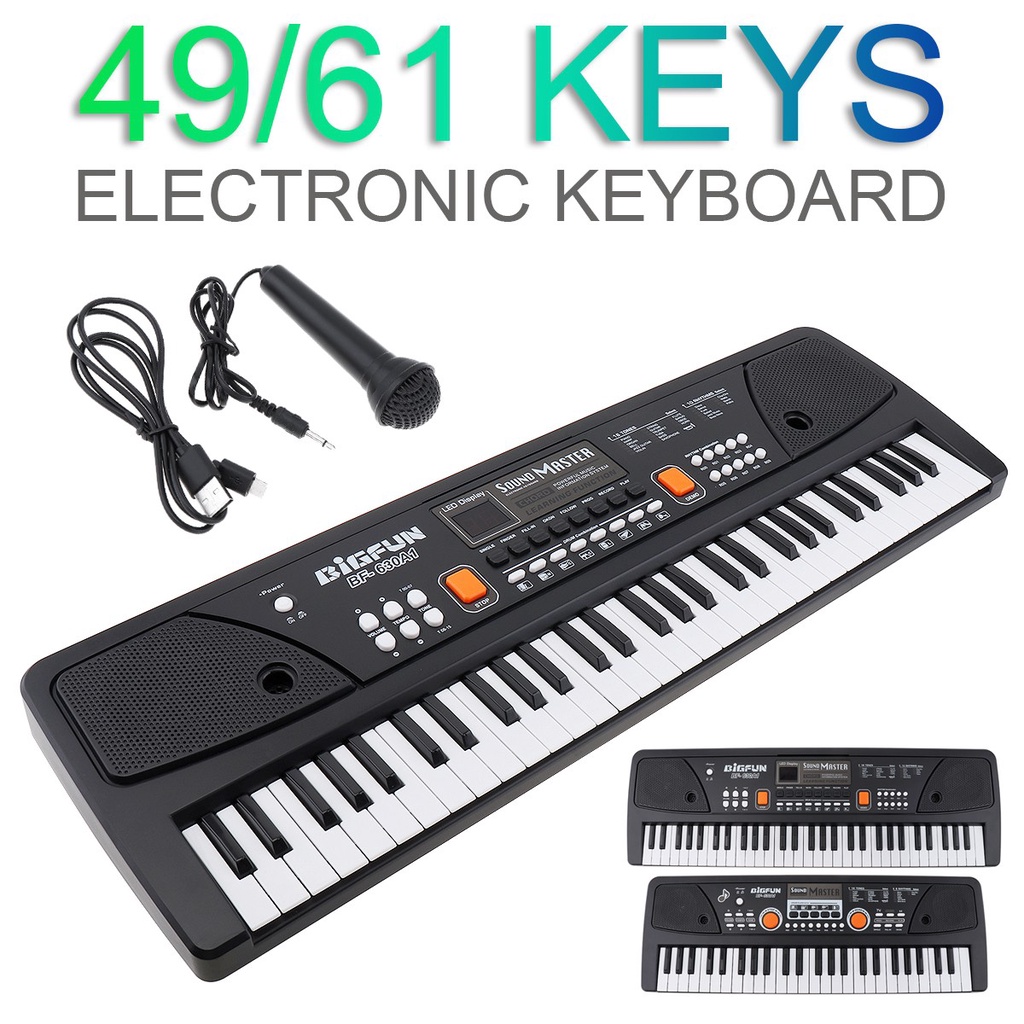 49 /61 Keys Electronic Keyboard Piano Digital Music Key Board | Shopee ...