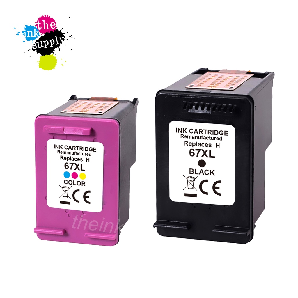 HP 67XL Compatible HP Printer Ink Cartridge for DeskJet 2722 2723 Envy ...