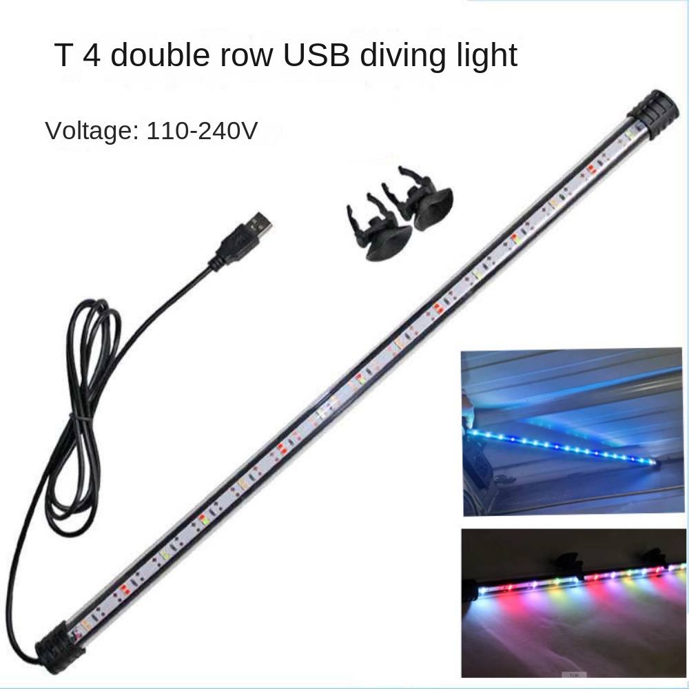 Fish Tank Light Submersible Lighting Low Voltage USB Waterproof Light ...