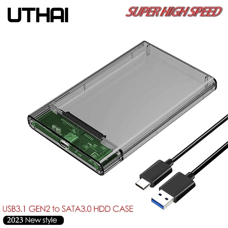 USB3.0/Type-C HDD Enclosure of 2.5" Hard Disk Case SSD SATA3 to USB 3.0 ...