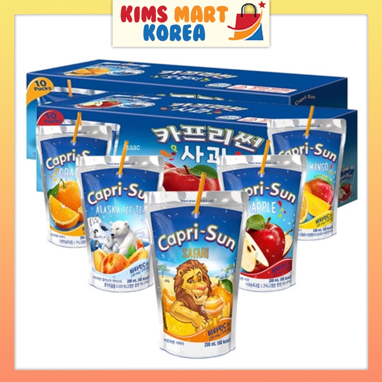 Capri-Sun Korean Caprisun Capri Sun Juice Alaska Iced Tea, Apple Juice ...