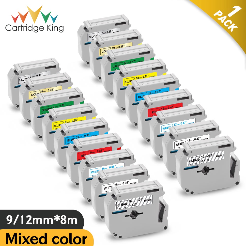 9-12mm Mixed Color Compatible Brother MK Tape MK231 MK-231 MK 231 MK131 ...