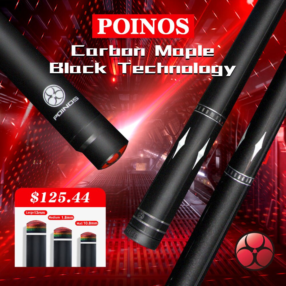 In stock Pool Cue Carbon Fiber Pool Cue Stick Maple Shaft 10.8/11.8 ...