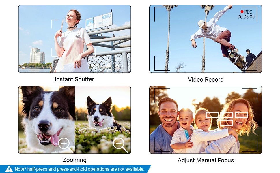 JJC Mini Tripod Grip with Bluetooth Remote Control for Camera Nikon Zf ...