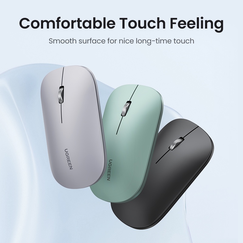 UGREEN Mouse Wireless Bluetooth 2.4G and 5G Dual Model Silent Mice 4000 ...