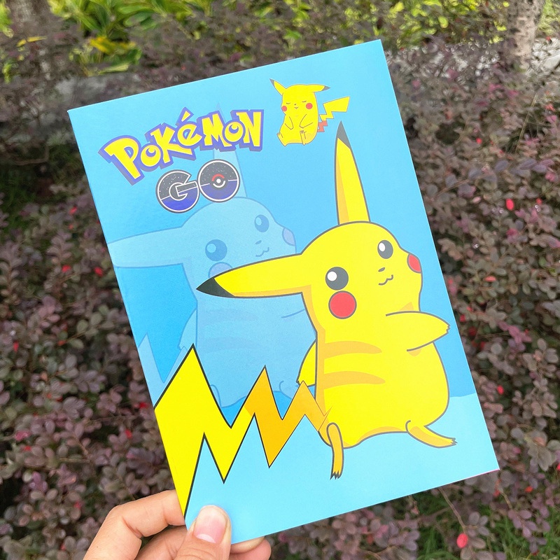 5PCS New Pokemon Notebook Kawaii Pikachu Booklet Cartoon Student ...