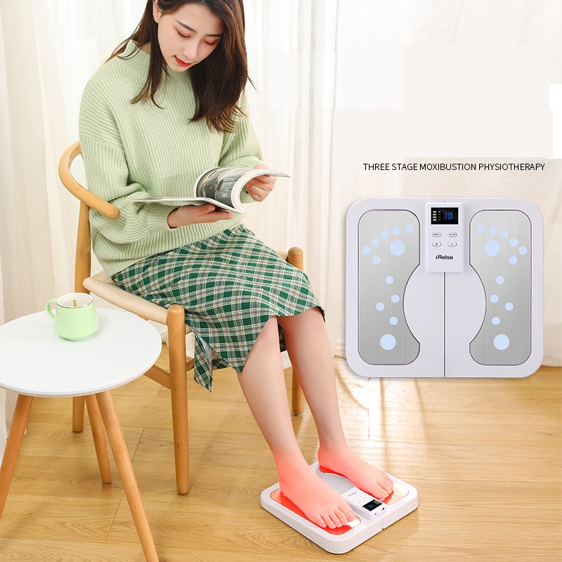 New Foldable Wireless Electric Foot Massager with Heating for Pain ...