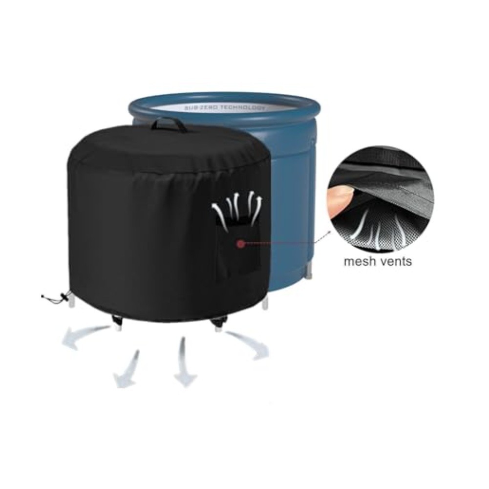 Good quality ️Portable Ice Bath Tub Cover Outdoor Ice Bath Cover ...