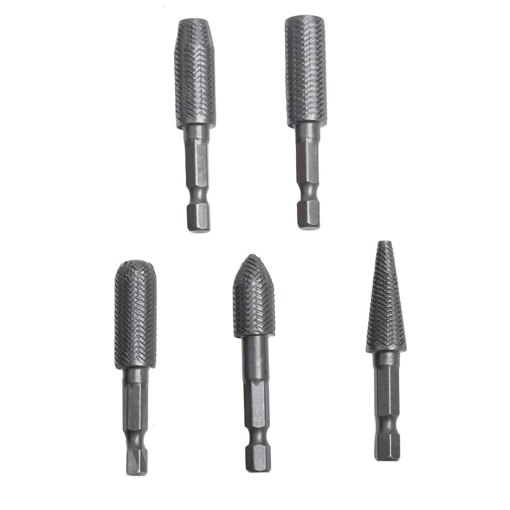 【HOT】 Ready Stock Hex Shank Rotary Steel File Drill Bits Burrs Grinding ...
