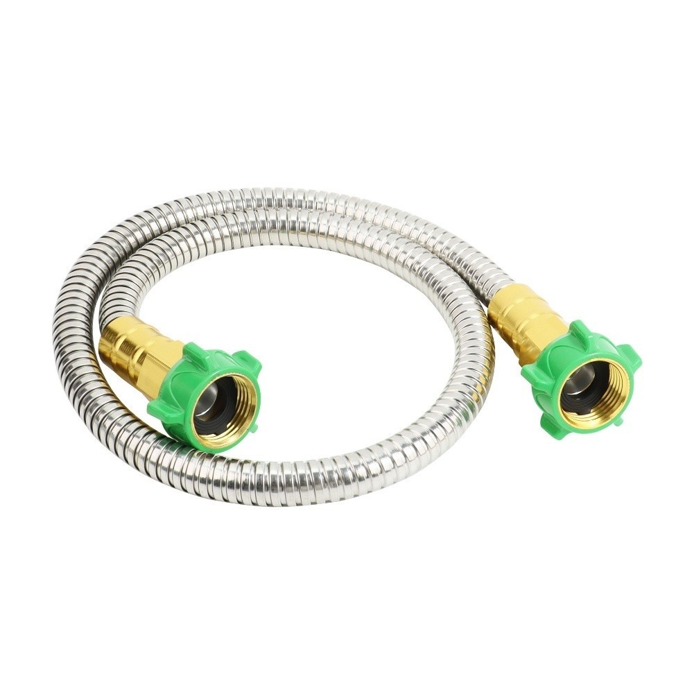 【ANGY】Garden Hose Female to Female Connector Stainless Steel Leader ...