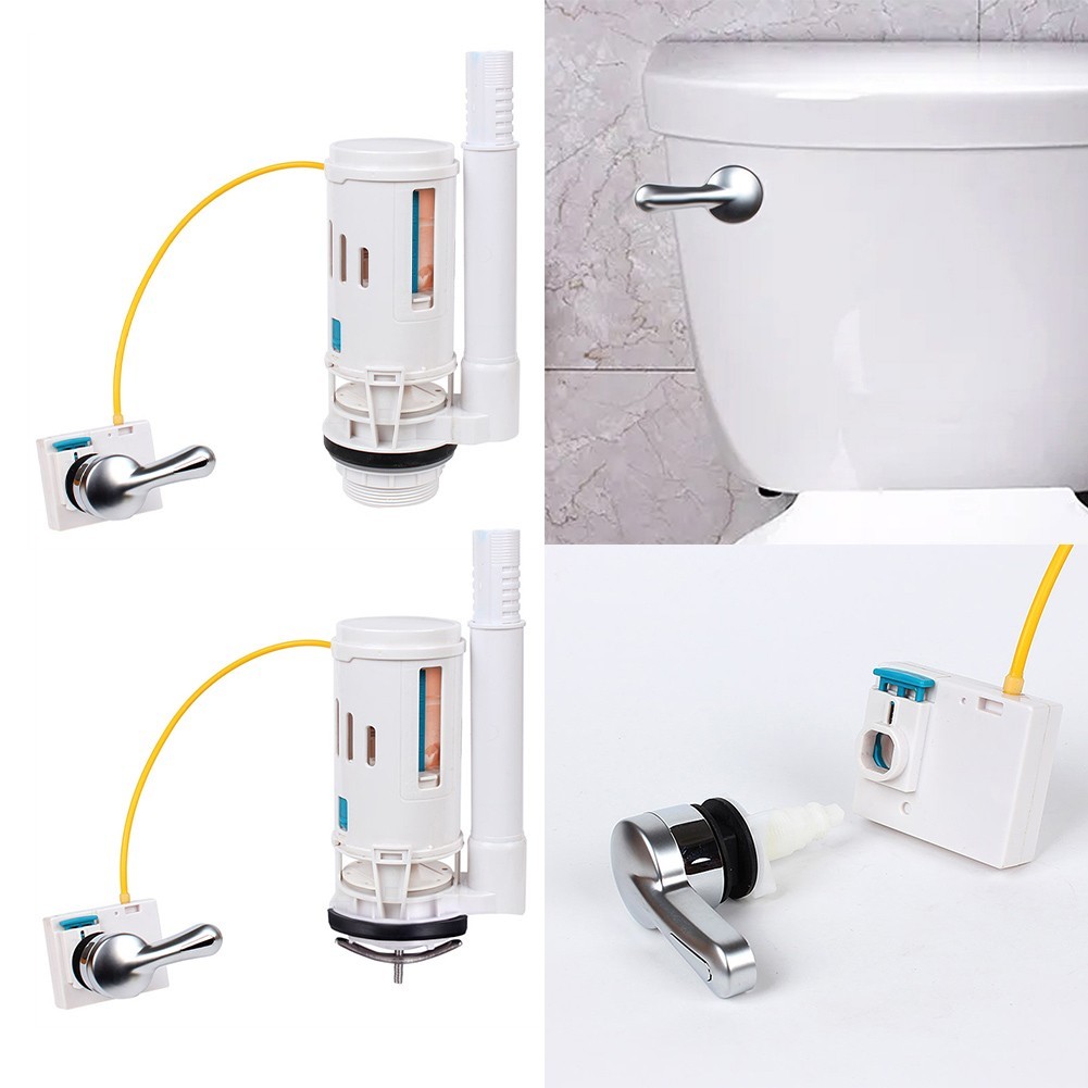 [POPM] 2in Toilet Cistern Flush Valve Overflow Lever Operated Dual ...
