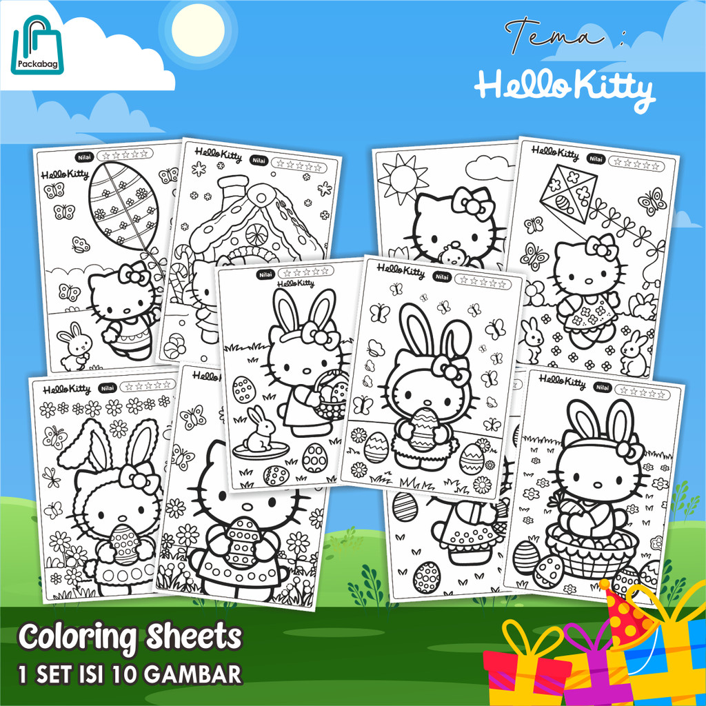 A4 SIZE CHILDREN'S COLORING PAPER – PACKAGE OF 10 SHEETS – EDUCATIONAL ...