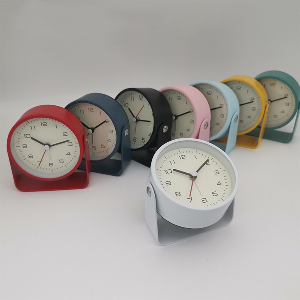 [SG]Metal alarm clock swing small turn clock alarm clock 3 inch bedside ...