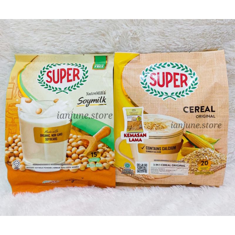 Super Instant Cereal 20 Sachets Breakfast Cereal Drink | Shopee Singapore