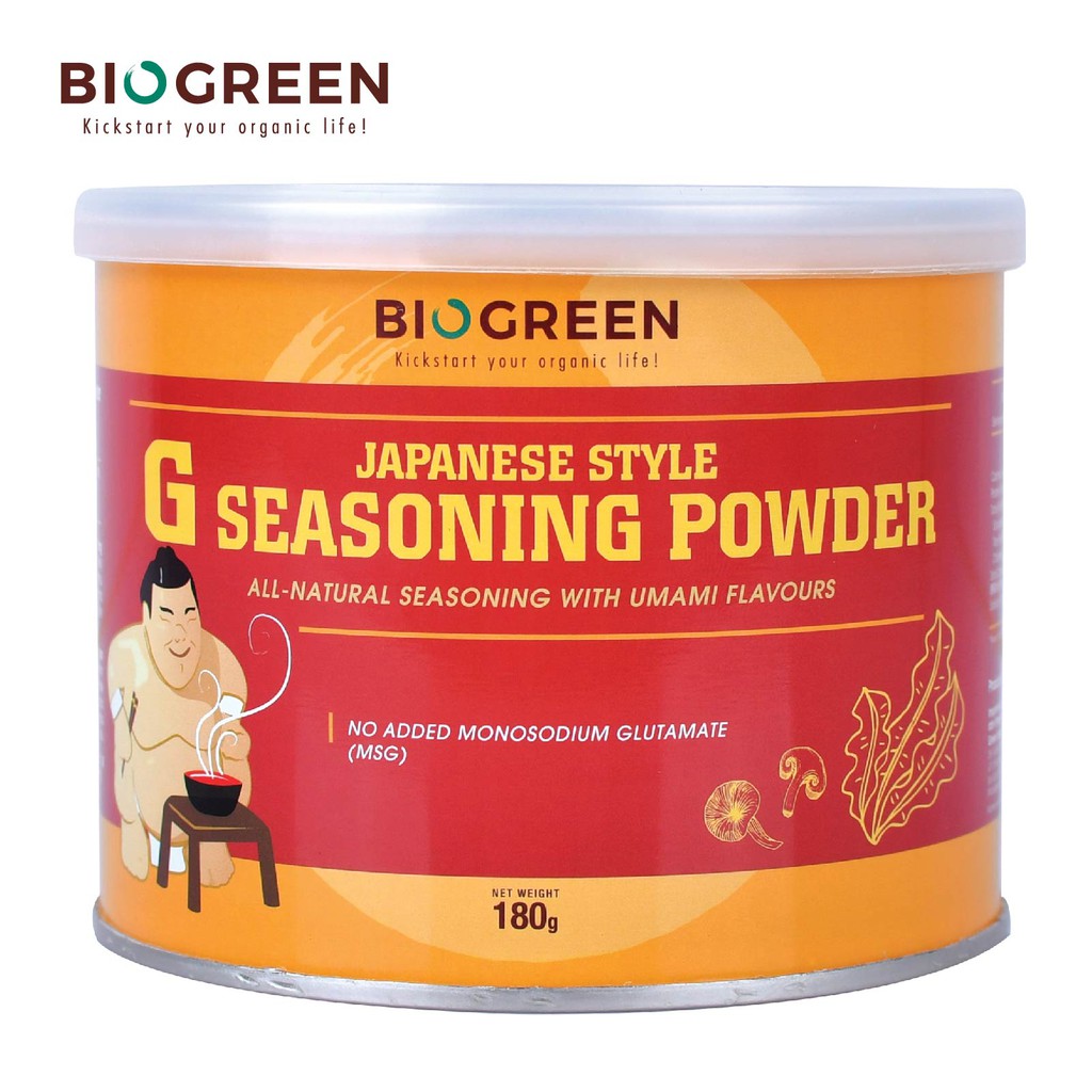 Biogreen G Seasoning Powder (Shiitake Mushroom & Kombu Seaweed) [No MSG ...