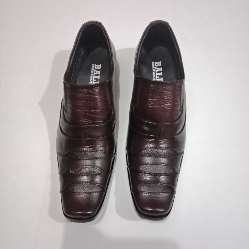 Men's Formal Shoes/Men's Work Loafers/Real Leather/Bally Brand | Shopee ...