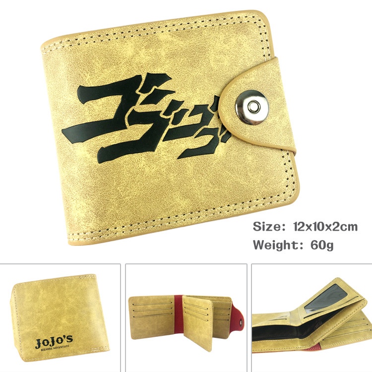 [Ready Stock] JOJO's Fantasy Adventure Wallet Short Half Fold Coin ...