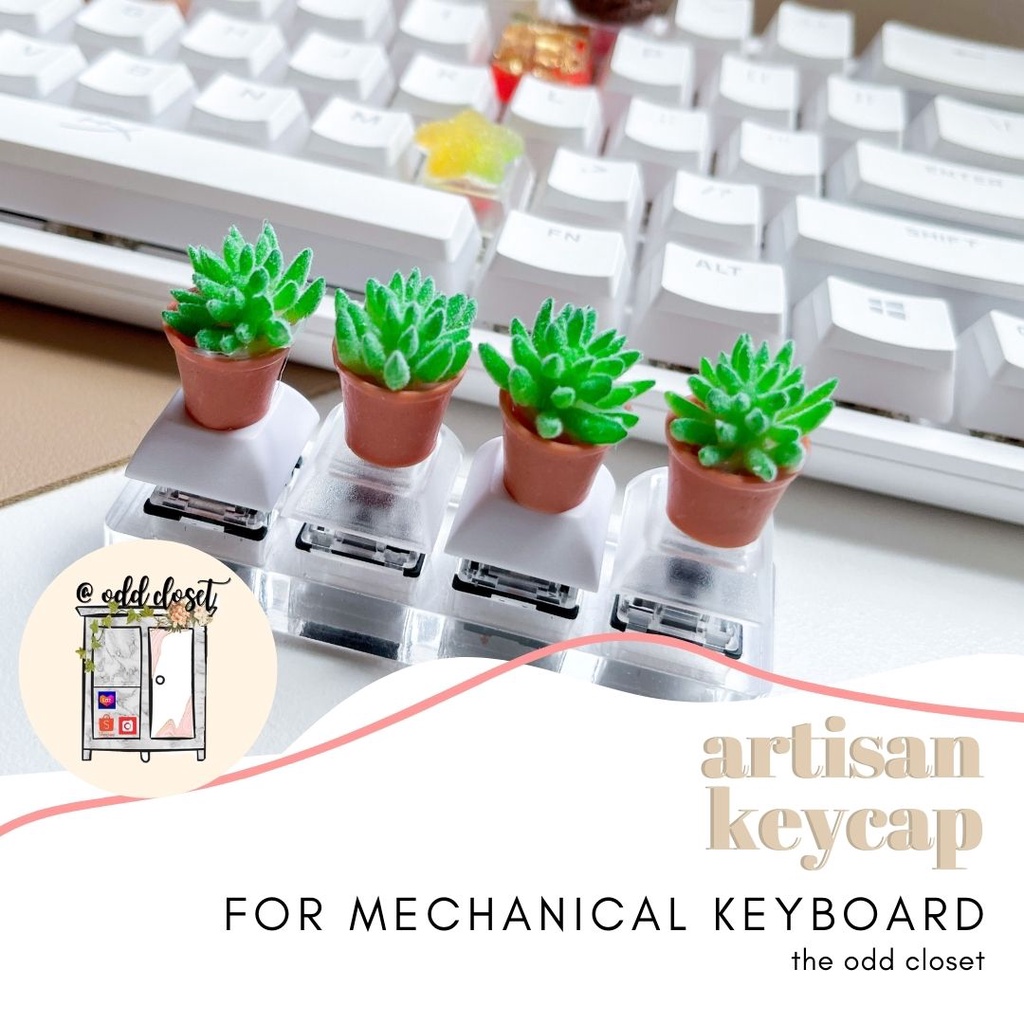 PLANT/ SUCCULENTS / CACTUS - Artisan Keycap for Mechanical Keyboard ...