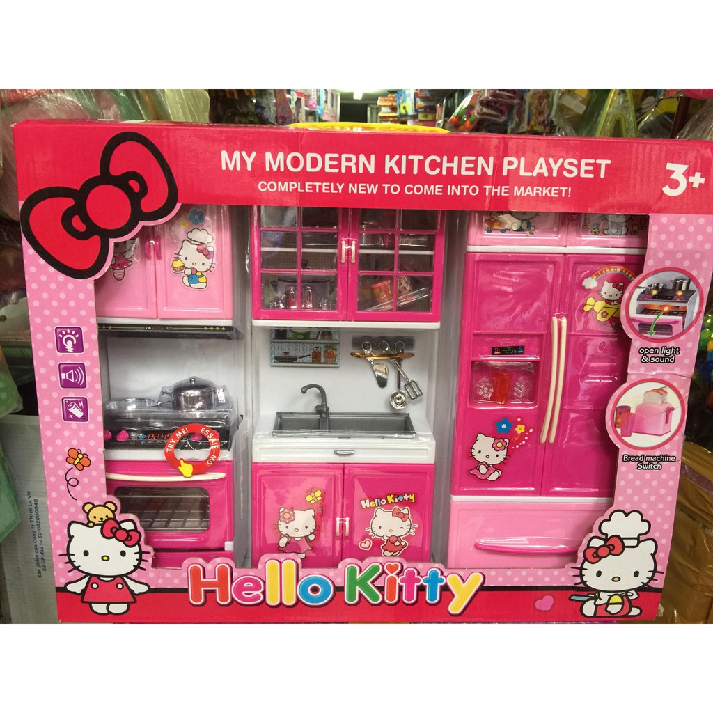 Hello Kitty Kitchen Playset (022N) | Shopee Singapore