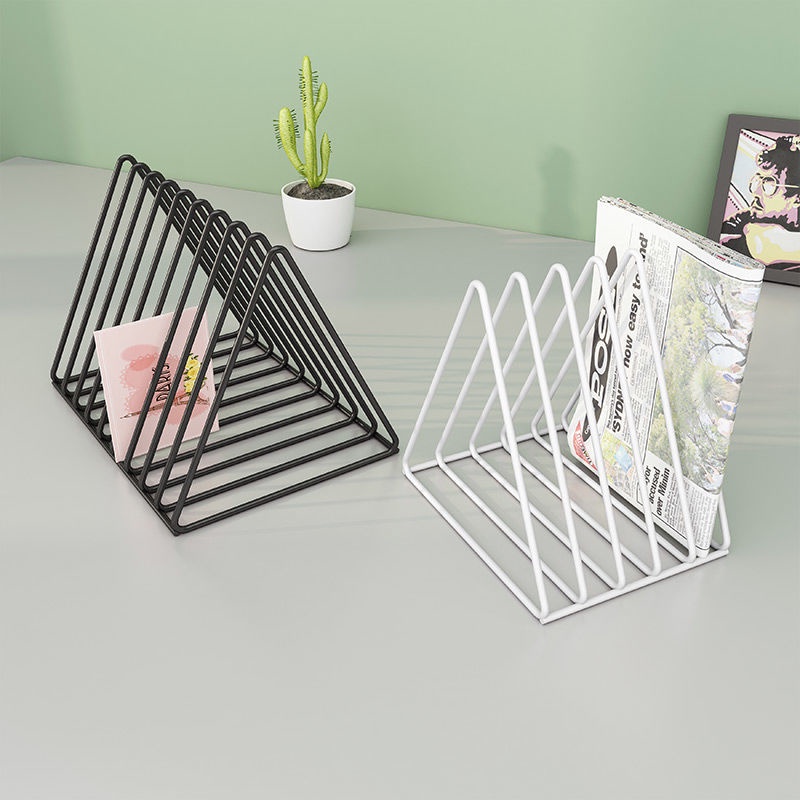 Nordic Bookshelf Simple Desktop Book Storage Desktop Decoration Ins ...