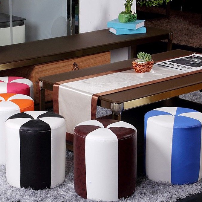 Solid wood shoes stool creative small stool makeup stool children's ...