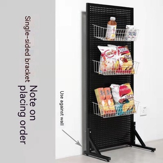 Cave panel standing pegboard shelf floor display wall rack pegboard ...