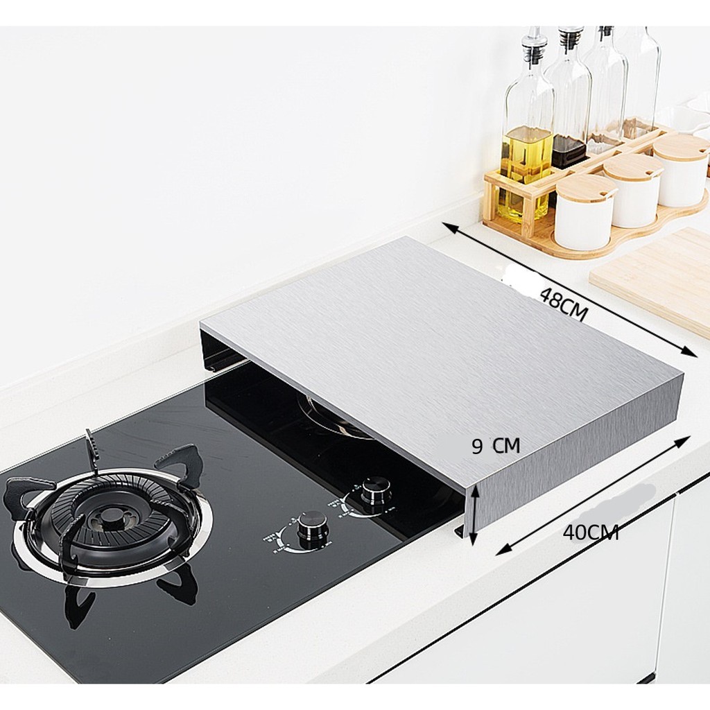 MULTI FUNCTIONAL STAINLESS STEEL KITCHEN COUNTER TOP COVER STOVE COVER ...