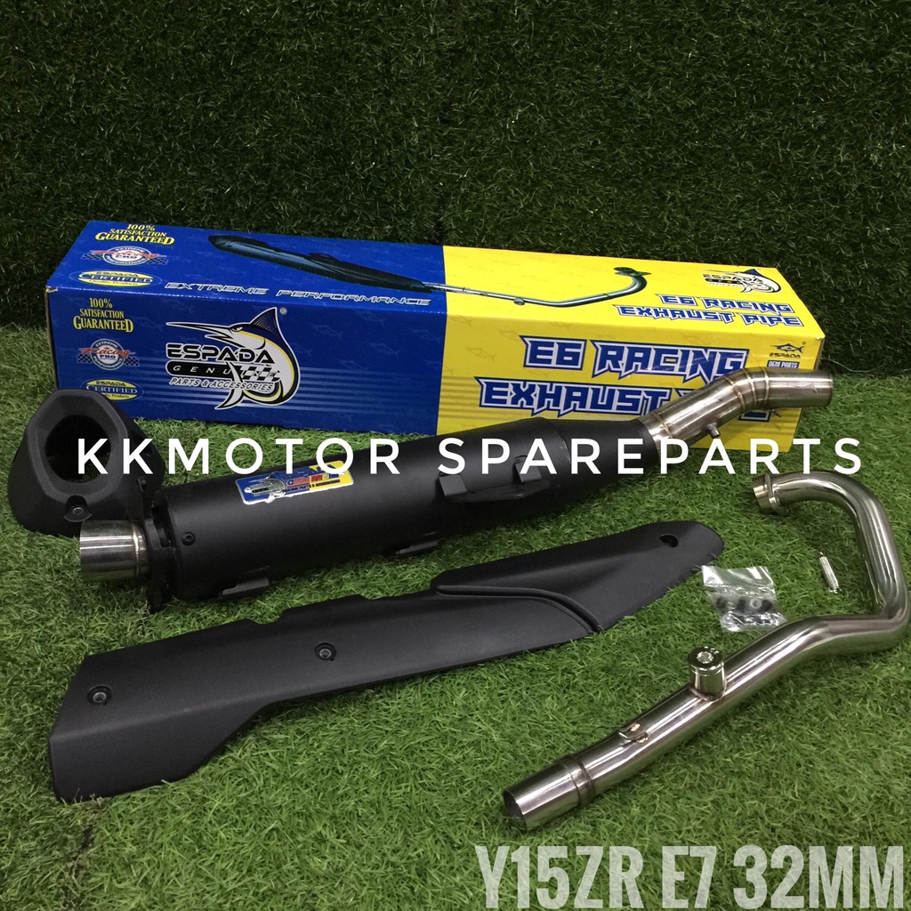 ESPADA RACING EXHAUST PIPE YAMAHA Y15ZR Y15 [E7] 28MM 32MM EKZOS PIPE | Shopee Singapore