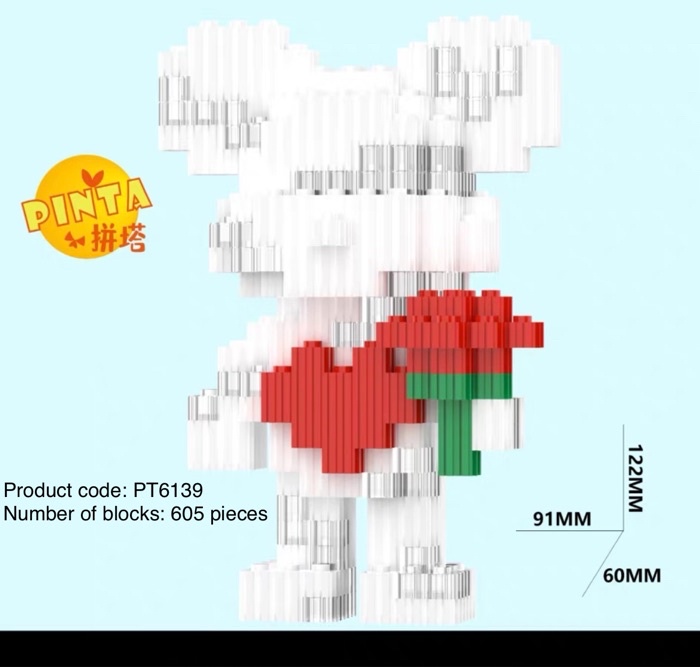 [SG] Small Bear Bricks Nano Building Blocks DIY Puzzle Block Birthday ...