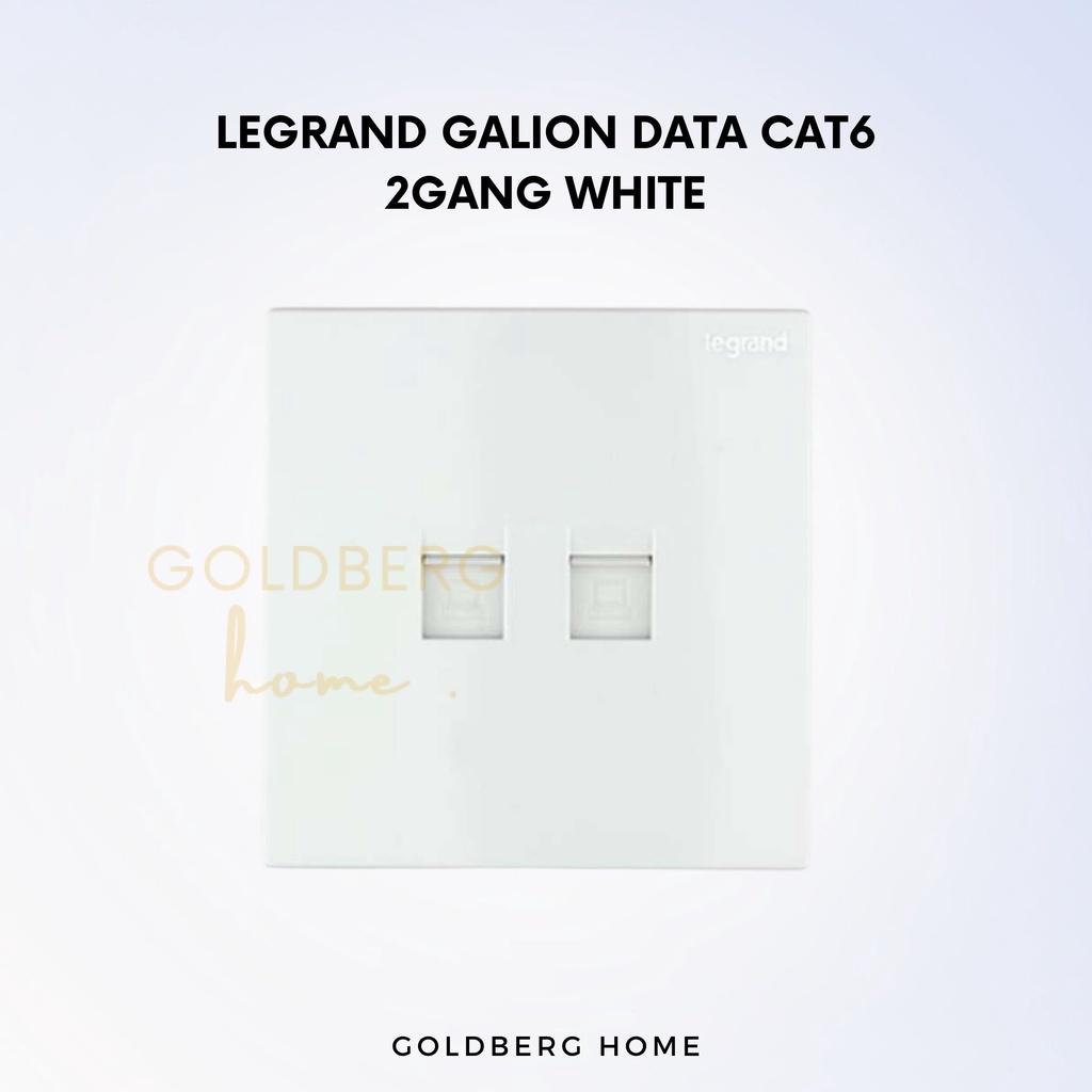 [SG Seller] Legrand Galion Double Port Data CAT6 - White Dark Silver ...