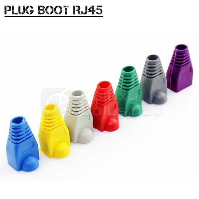 Rj45 CAT 5e 6e Modular Plug Boot | Shopee Singapore
