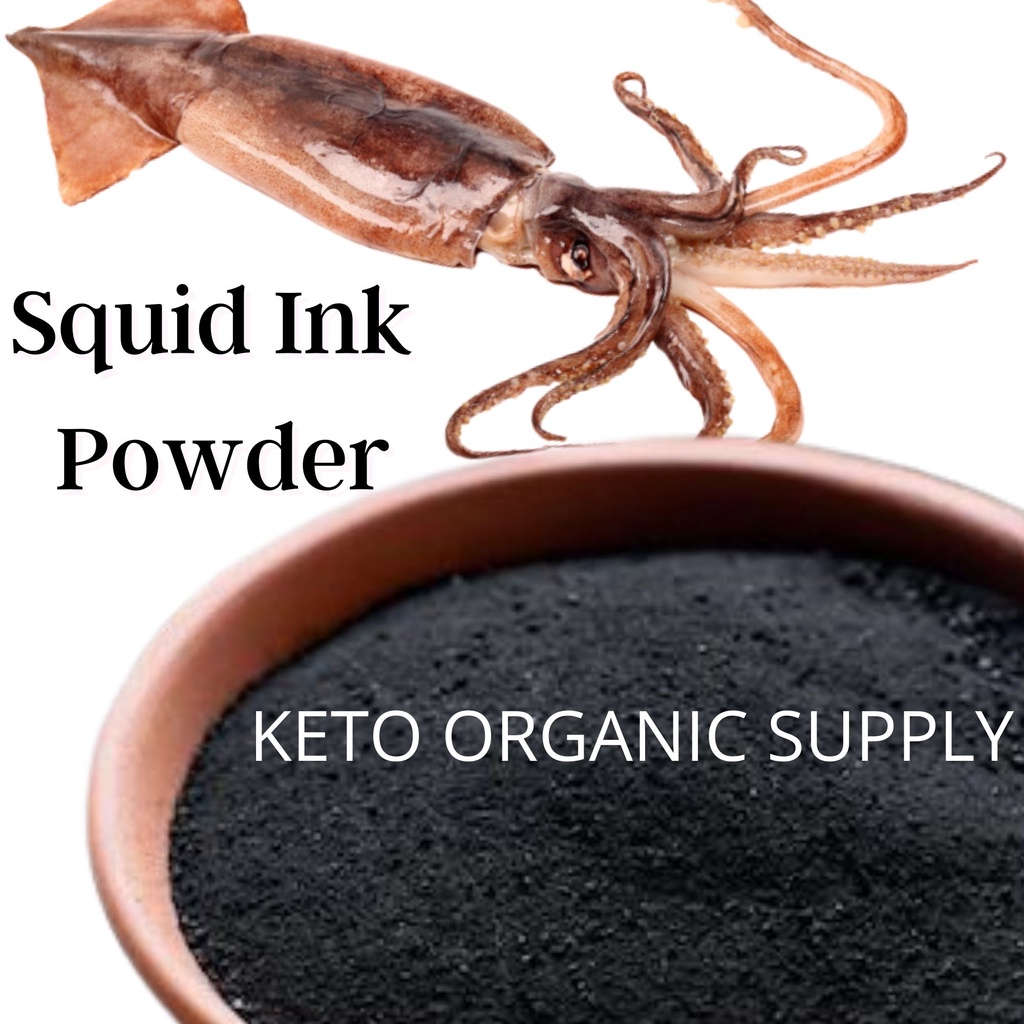 Squid Ink Powder 100g Calamari Powder Cuttlefish Powder Edible Black ...