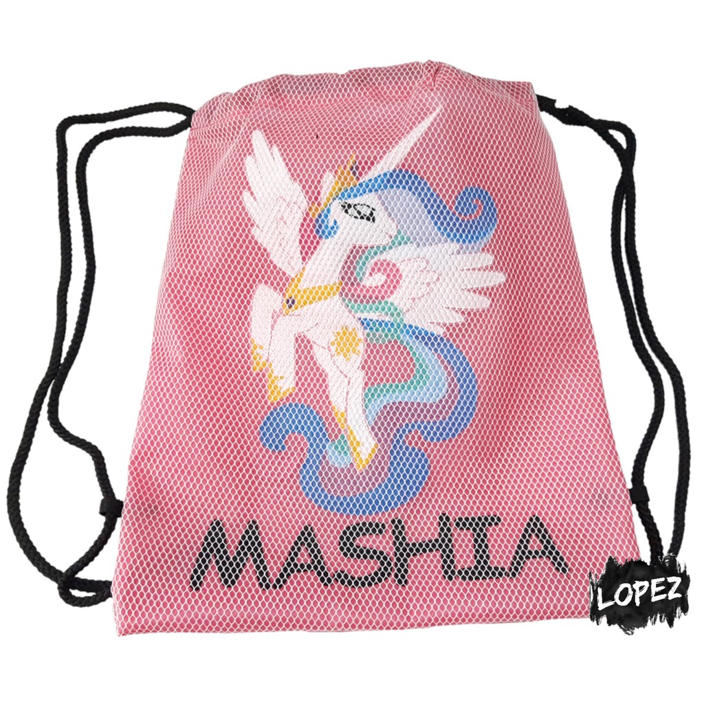 Unicorn Net Bag / Pegasus Goodie Bag With Wings / Horse Wing Backpack ...