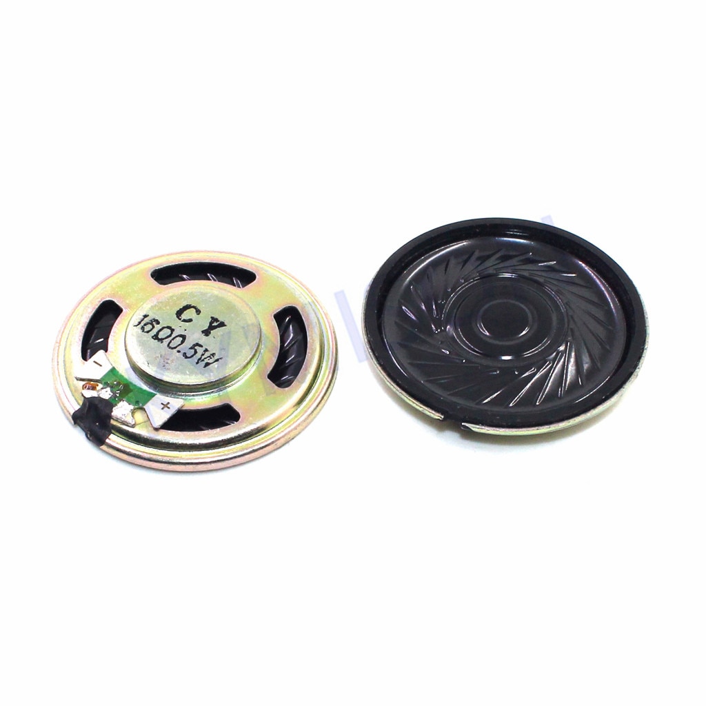 2PCS New Ultra-thin Mini speaker 16 ohms 0.5 watt 0.5W 16R speaker Diameter 36MM 3.6CM thickness ...