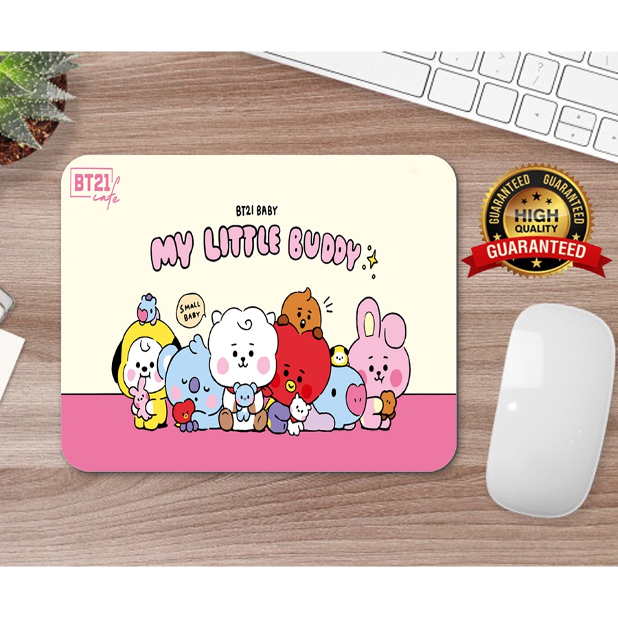 BT21 Mouse Pad 5mm Thick High Quality Prints BT21 Mouse Pad | Shopee Singapore